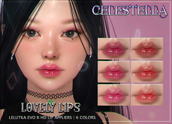 Second Life Marketplace - Celestella ~ Lovely Lips ~ EVO X
